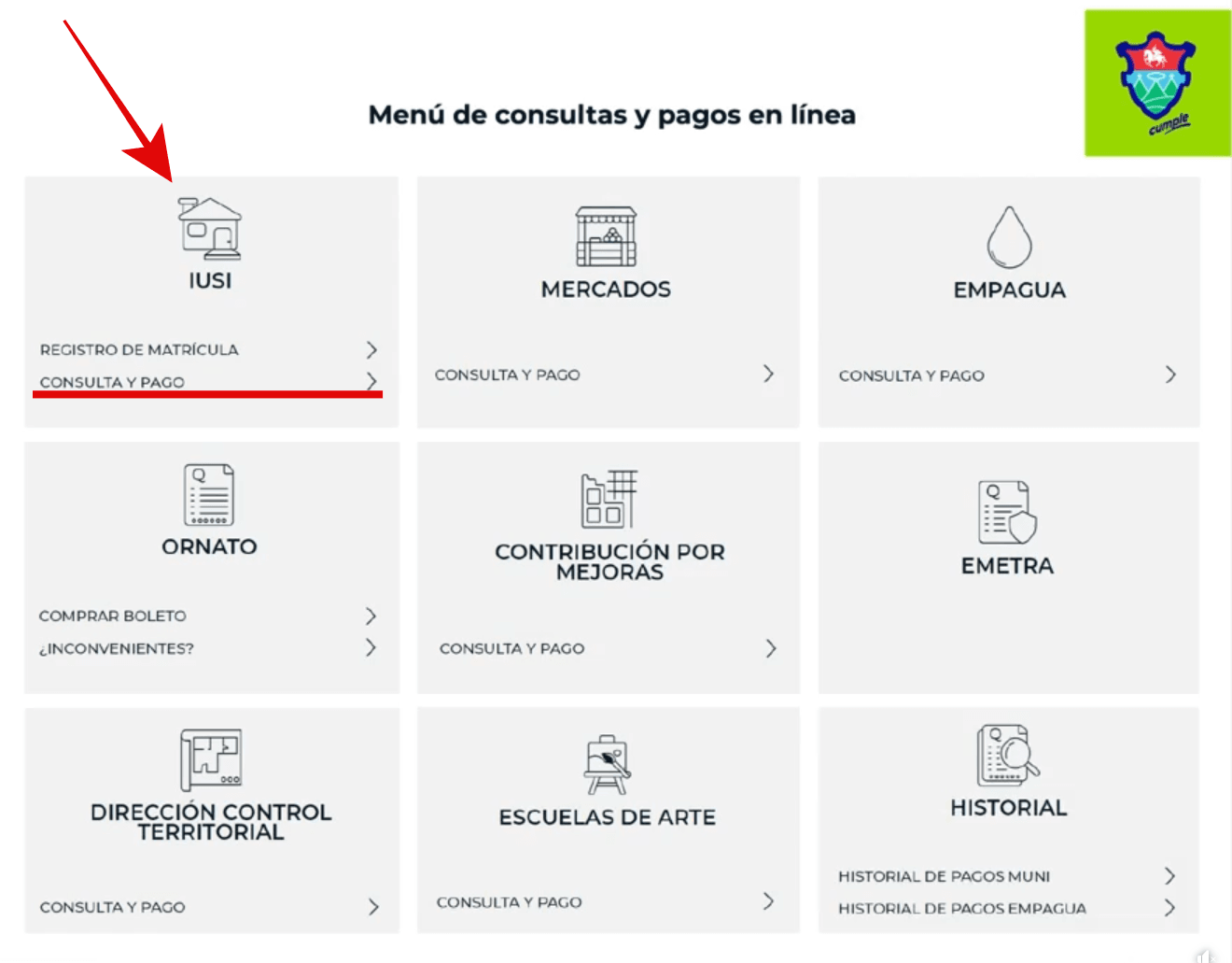 IUSI Municipalidad de Guatemala | Pago en Línea 2025